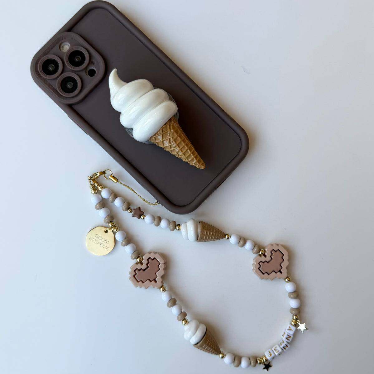 VANILLA ICE CREAM BOOM BESPOKE PHONE BEADS – Boom Bespoke